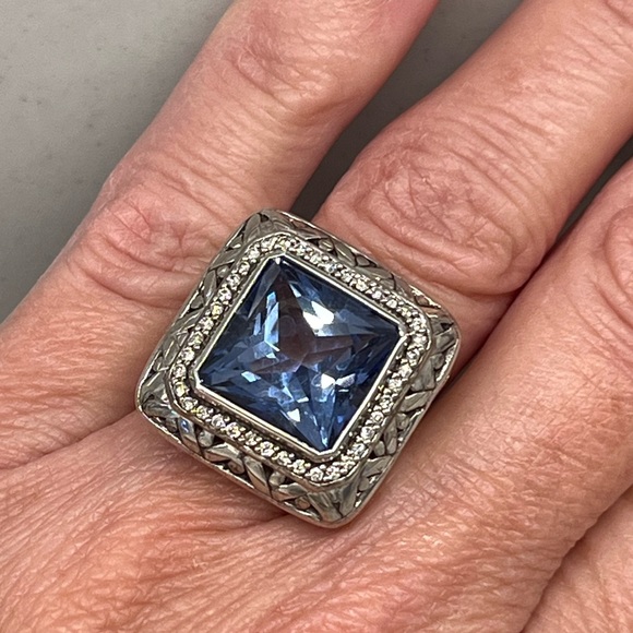 John Hardy | Jewelry | John Hardy Batu Sari Blue Topaz And Diamond ...